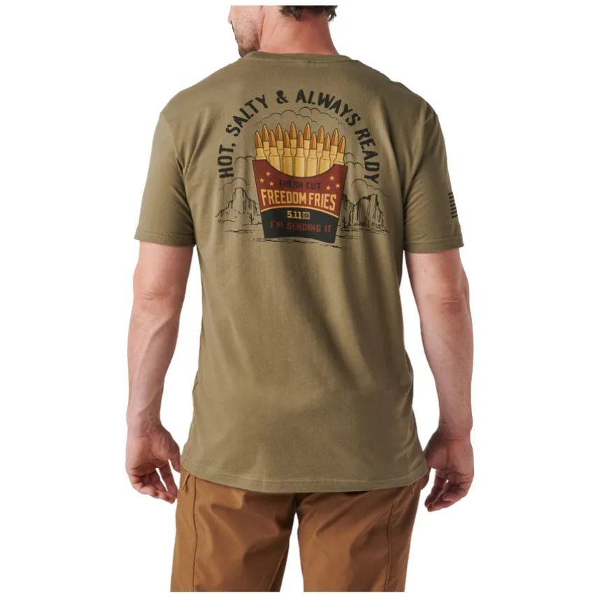 5.11 TACTICAL Freedom Fries T-Shirt | KYGUNCO