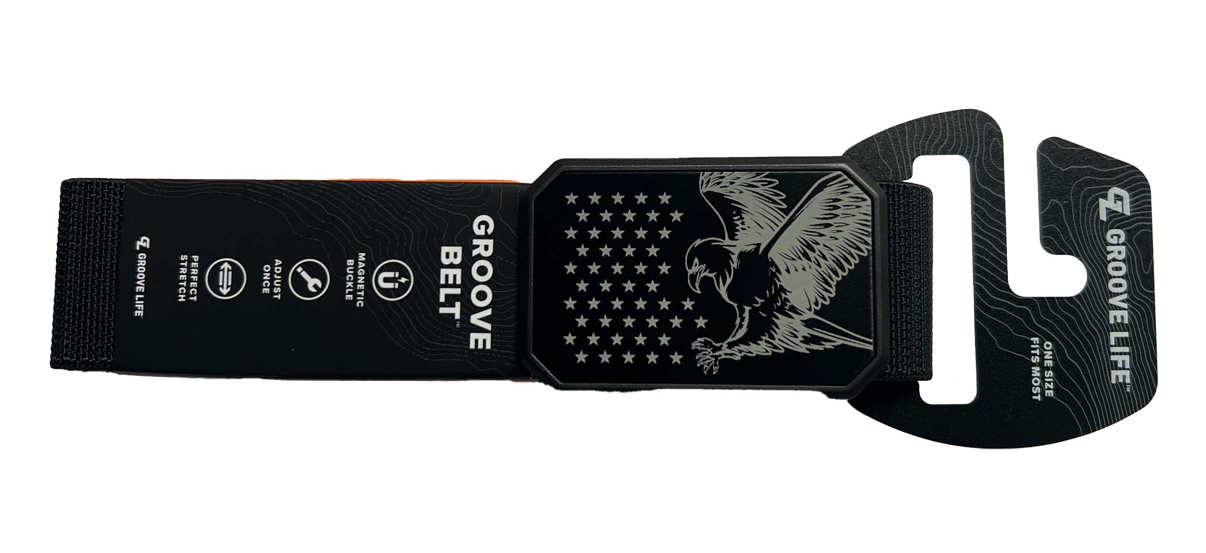 GROOVE LIFE Men's Hero Flag Groove Belt, One Size Fits Most - Deep ...