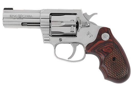 COLT King Cobra 357 Mag / 38 Special 3" 6rd Revolver - Stainless | Wood ...