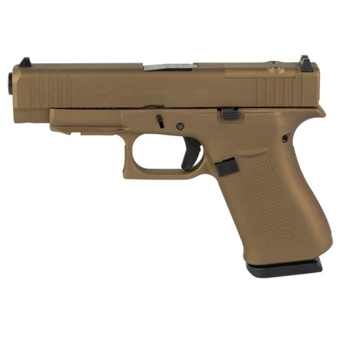 GLOCK G48 MOS 9MM 4.17ʺ 10rd Optic Ready Pistol | Burnt Bronze | KYGUNCO
