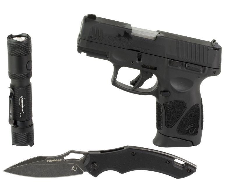 TAURUS G3c 9mm 3.2" Pistol EDC Package w/ Knife & Flashlight | KYGUNCO