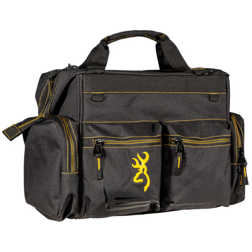 BROWNING Black Gold Shooters Bag Blk BuckMark Logo Ripstop | KYGUNCO