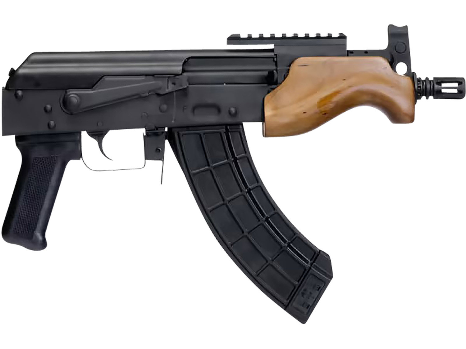 CENTURY ARMS VSKA Micro Draco 7.62x39 6" 30rd AK Pistol - Black | Wood ...