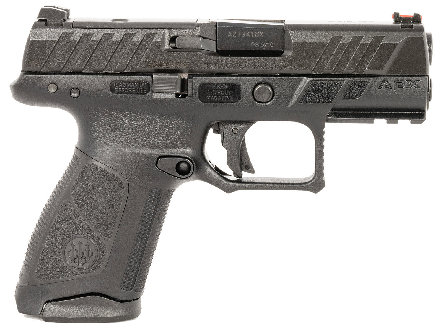 BERETTA APX A1 Compact 9mm 3.7" 10rd Optic Ready Pistol | Black | KYGUNCO