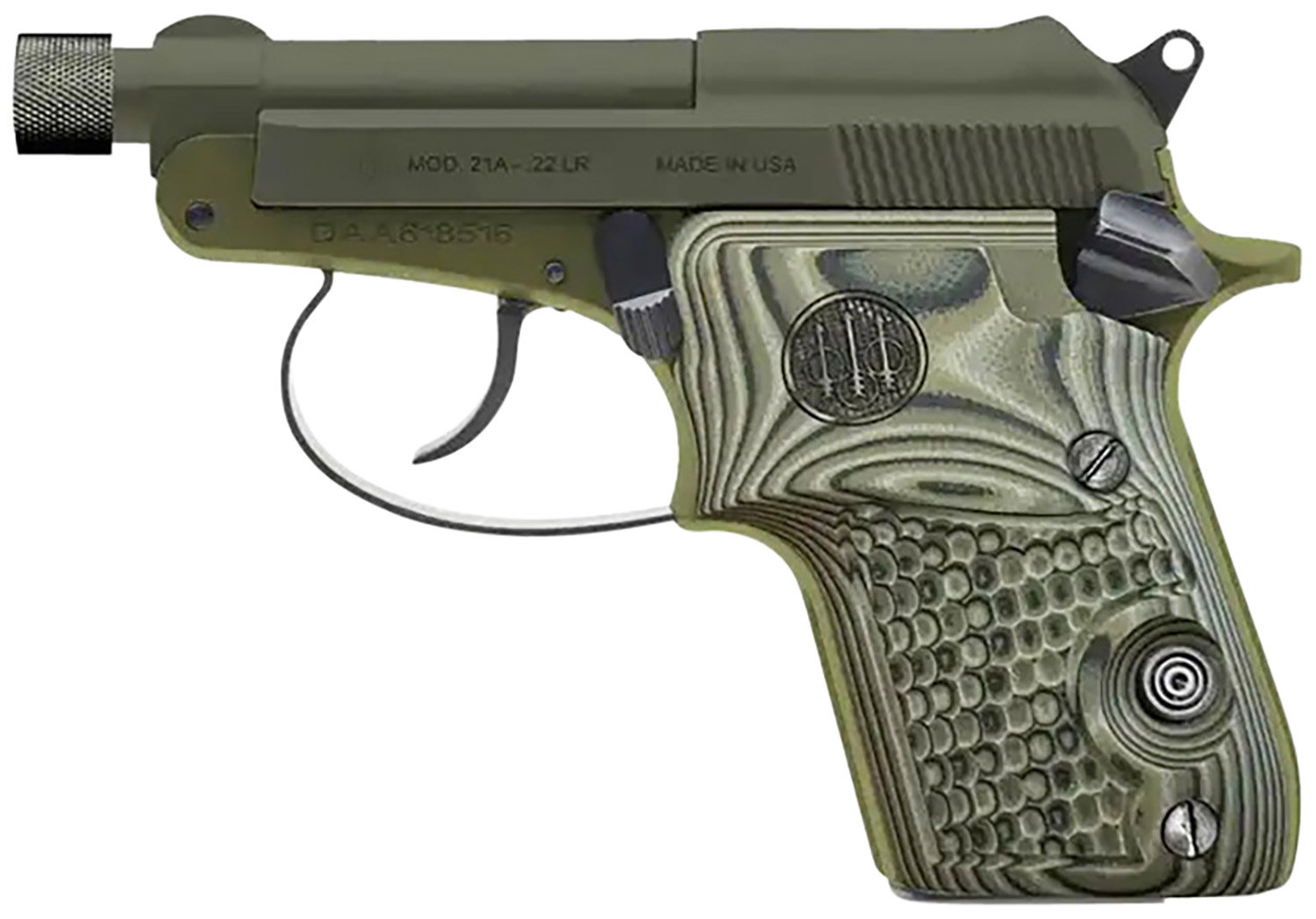 BERETTA 21A Bobcat Covert 22LR 2.9" 7rd Tip-Up Pistol w/ Threaded ...