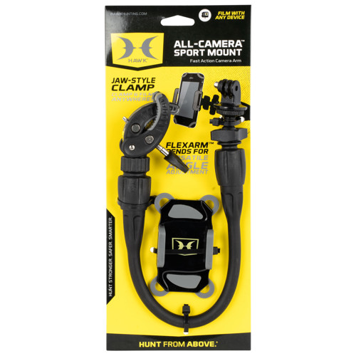 HAWK All Camera Sport Mount 12ʺ Long Black | KYGUNCO