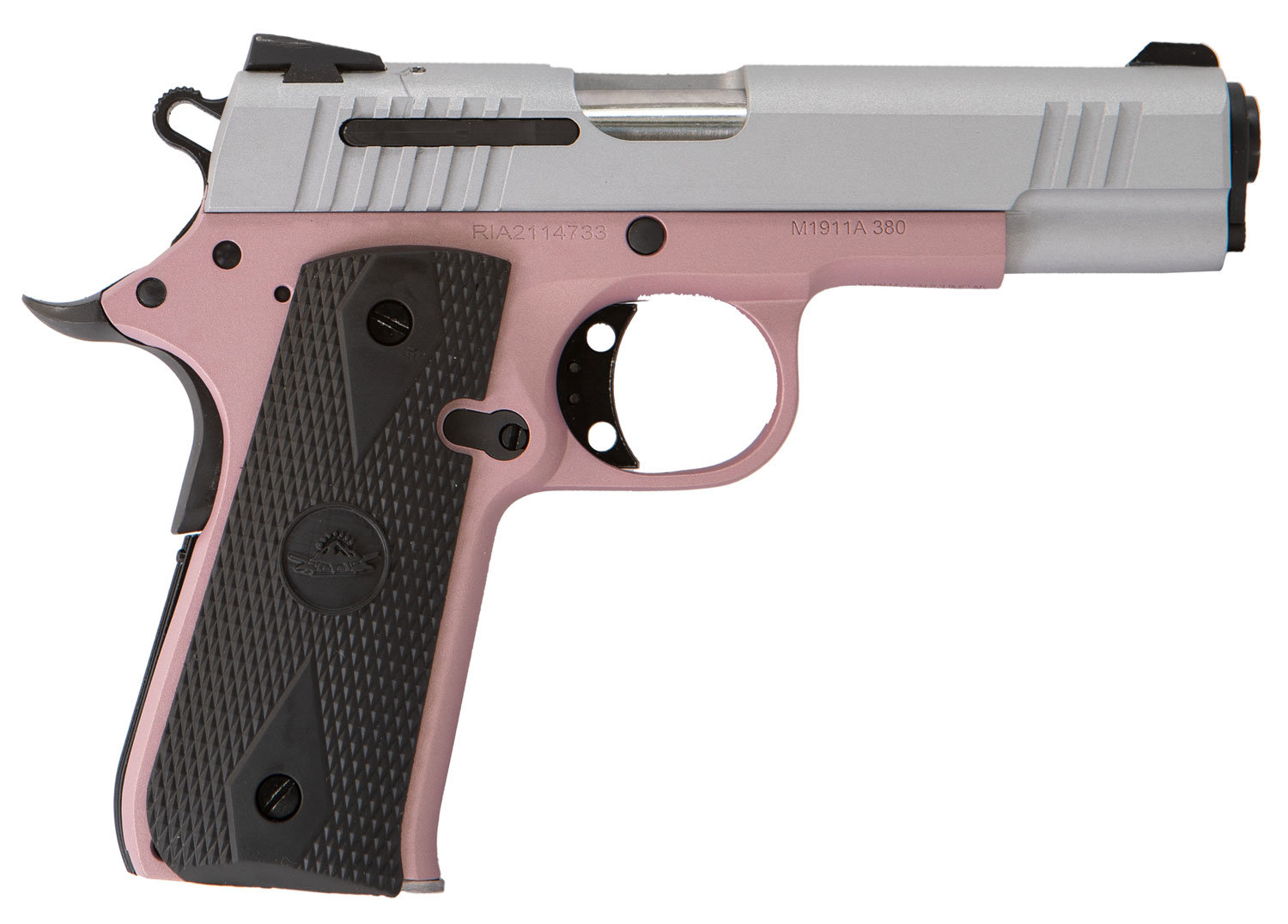 CITADEL M1911 Baby 380 ACP 3.75" 7rd Pistol - Rose | Stainless | KYGUNCO