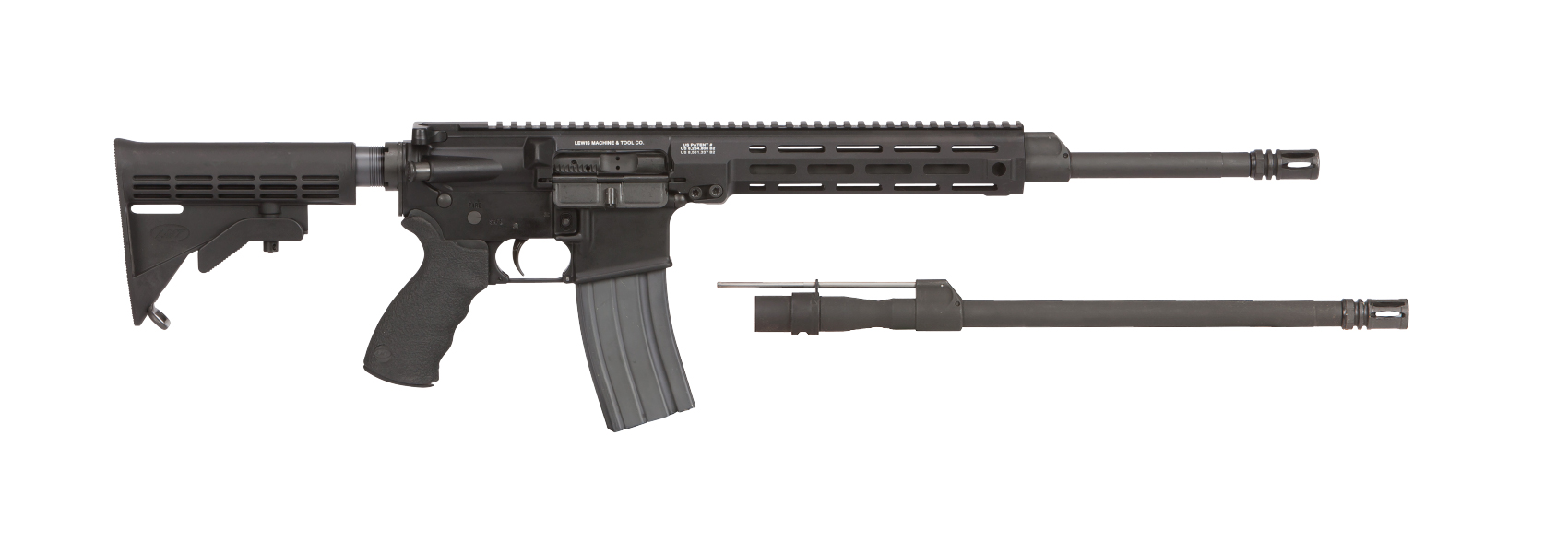 LMT Defender-L 5.56 16" 30rd M-LOK Rifle + 16" MRP 300 BLK Barrel COMBO ...