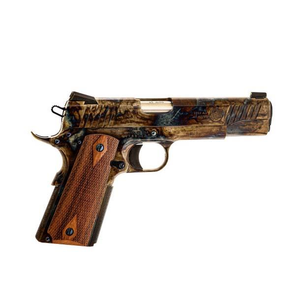 STANDARD MFG 1911 45 ACP 5ʺ 8rd Pistol | Case Colored w/ Rosewood Grips ...