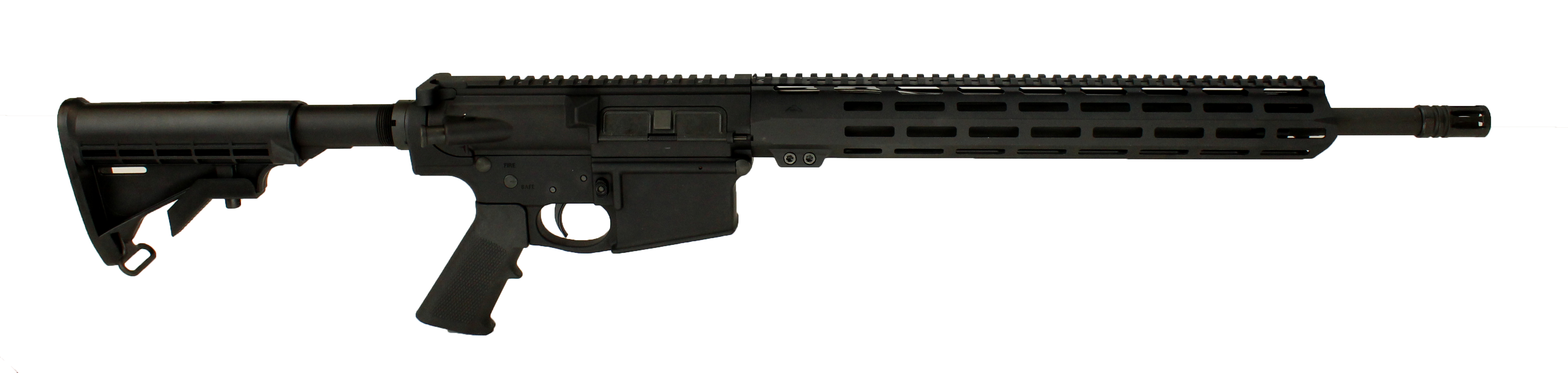 DEL-TON Alpha 308 Win 18" 20rd Semi-Auto AR10 Rifle | Black | KYGUNCO