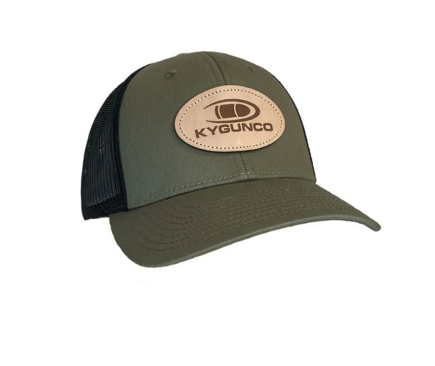 KYGUNCO Leather Logo Patch on Richardson 115 Low-Pro Trucker Cap MD/LG ...