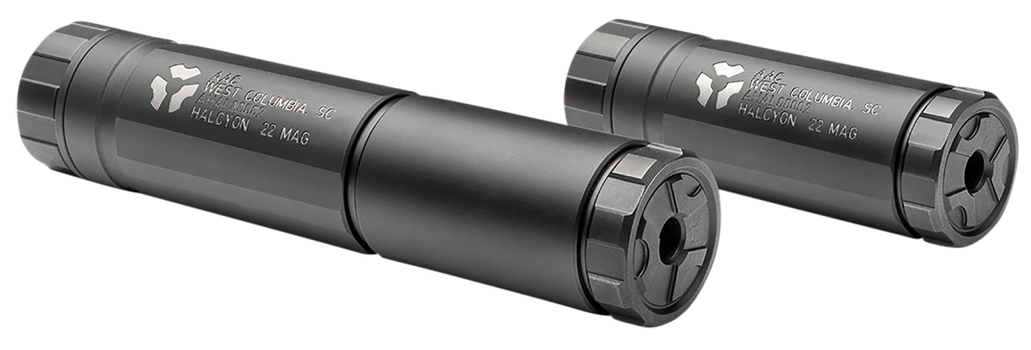 ADVANCED ARMAMENT COMPANY Halcyon 22 Caliber Rimfire (rated to 5.7x28) Modular Silencer ...