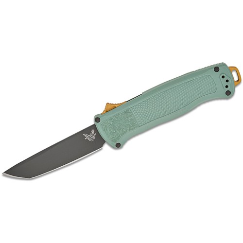 BENCHMADE Shootout Auto OTF Knife 3.51ʺ Blake Tanto Blade | Sage Green ...