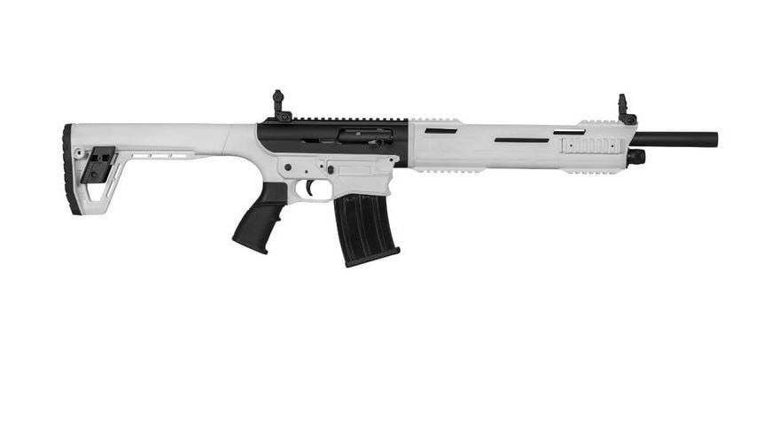 TOKAREV TAR 12P 12 Gauge 3ʺ 18.5ʺ 5rd Semi-Auto Shotgun | White | KYGUNCO
