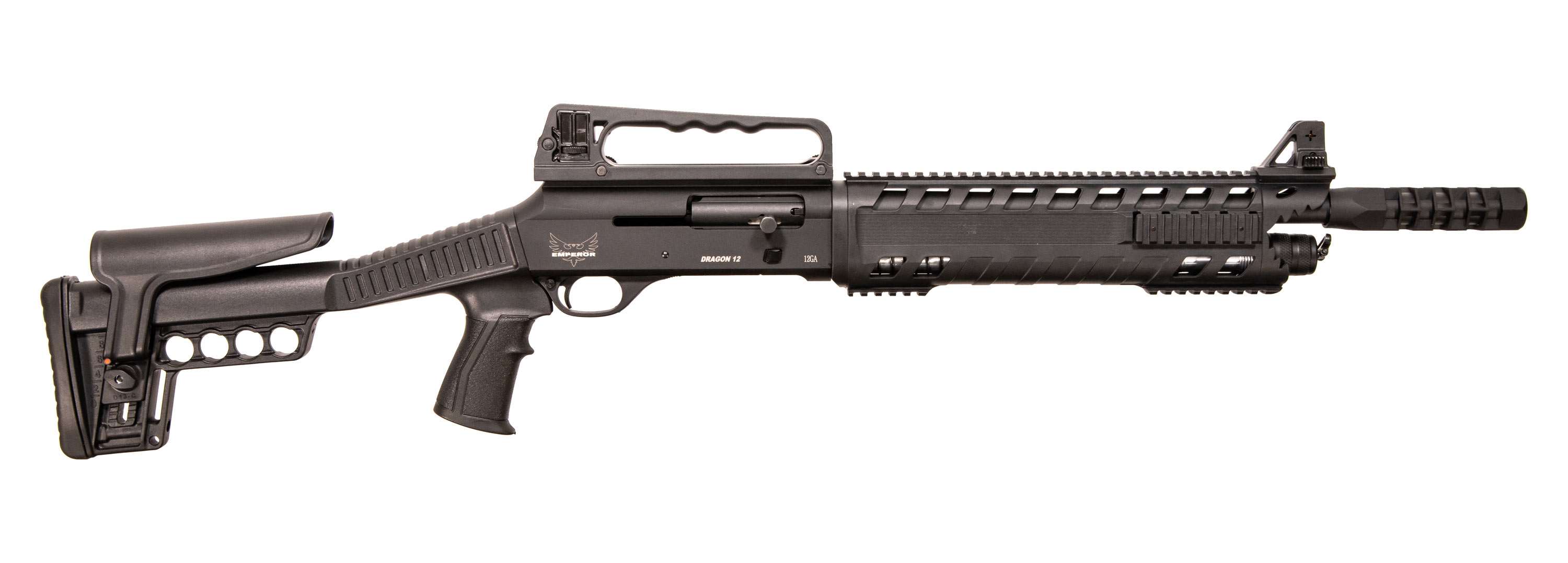 EMPEROR DRAGON 12 Gauge 3ʺ 4+1 Semi-Auto Shotgun w/ Tactical Pistol ...