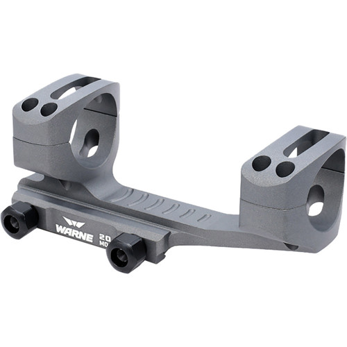 WARNE Cantilever Mount 30mm fits AR Rifles Tactical Grey | KYGUNCO