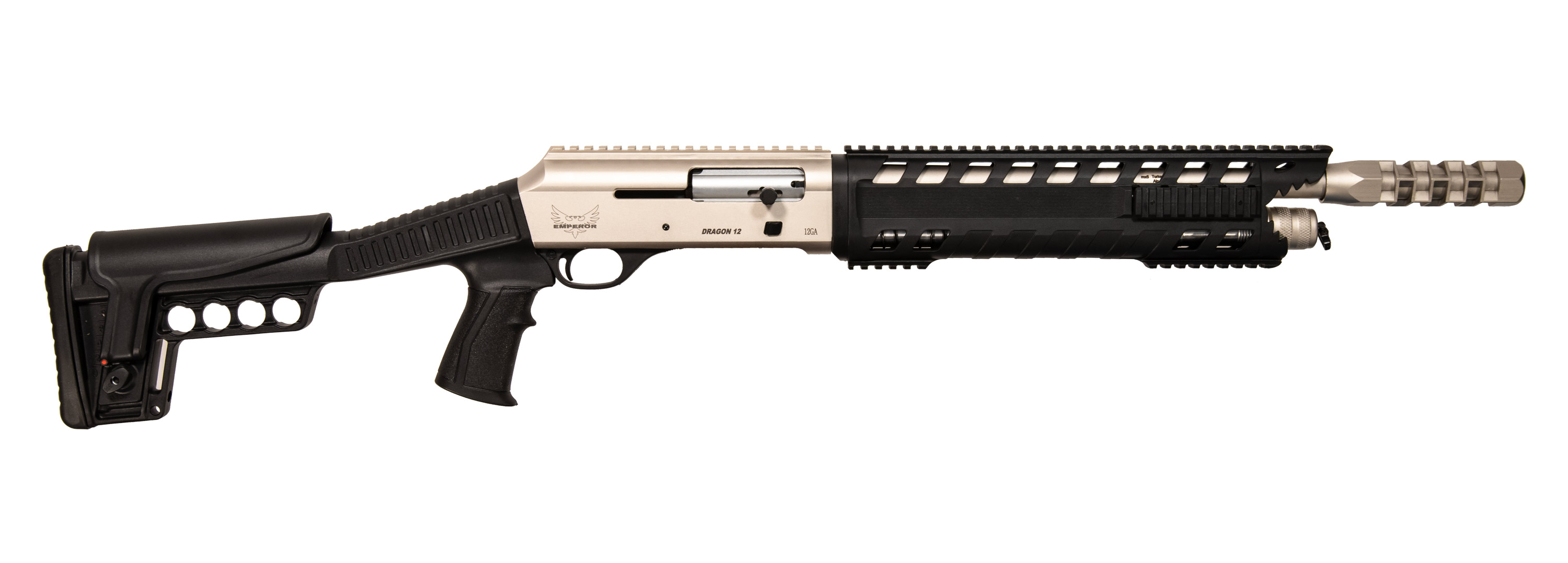 EMPEROR DRAGON 12 Gauge 3" 4+1 Semi-Auto Shotgun w/ Tactical Pistol ...