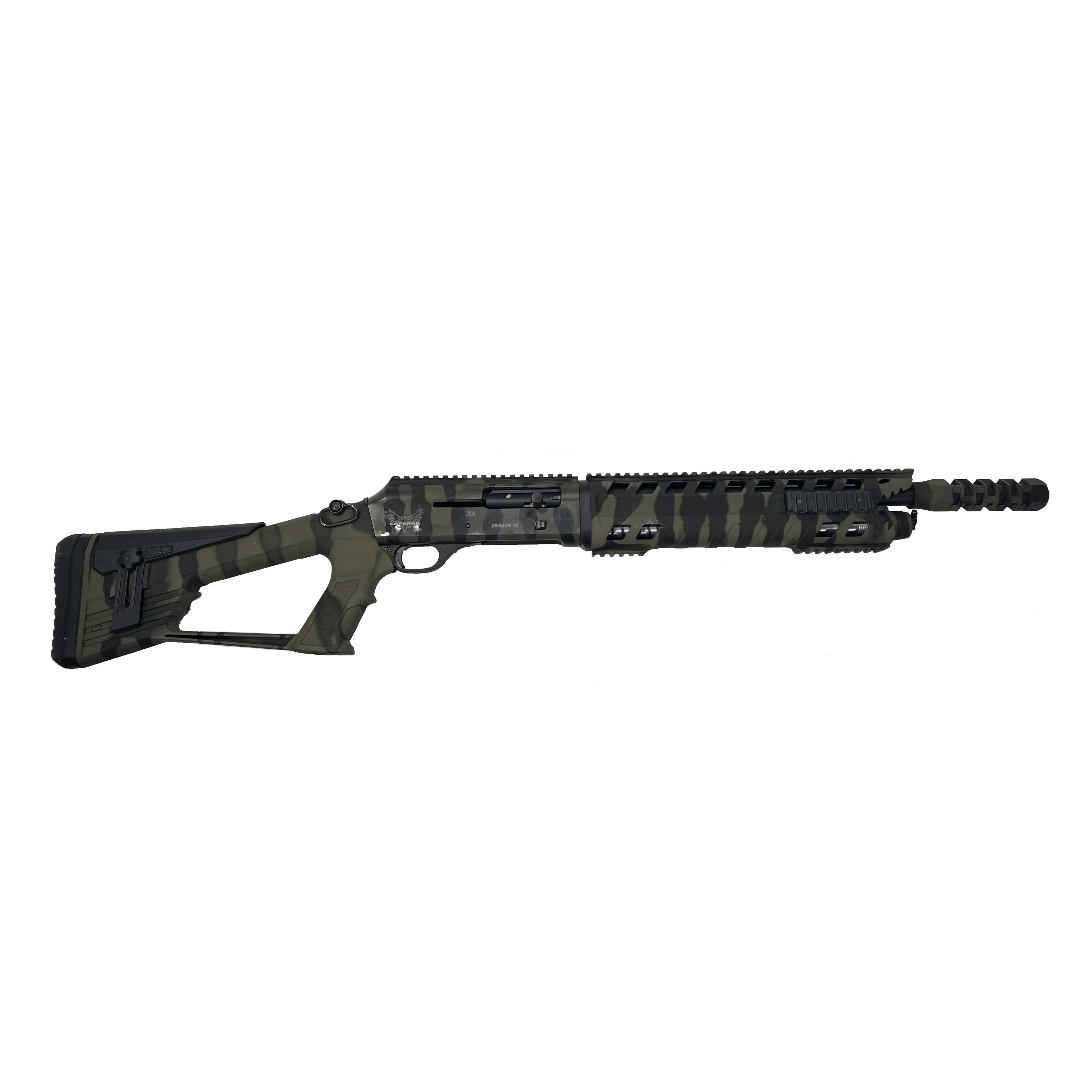 EMPEROR DRAGON 12 Gauge 3" 4+1 Semi-Auto Shotgun w/ Tactical Pistol ...