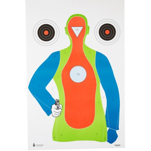 ACTION TARGET PR-B21E High Visibility Flourescent 23x35ʺ Target | 100 ...