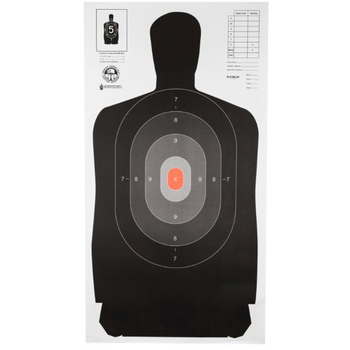ACTION TARGET B27 NC Criminal Justice Academy 24x45ʺ Target | 100 Count ...