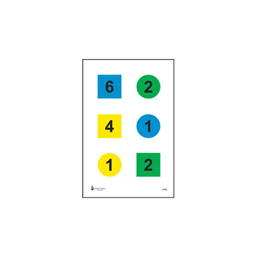 ACTION TARGET DT-4B Discretionary Command Training 23x35 100pk | KYGUNCO
