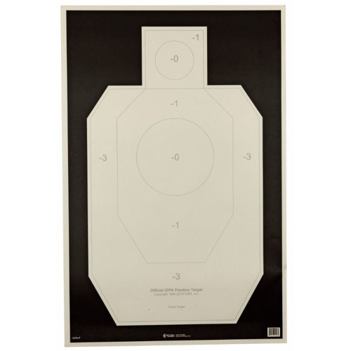 ACTION TARGET IDPA-P Officially Licensed IDPA Practice 23x35ʺ Target ...