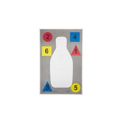 ACTION TARGET DT-ANTQ-A Anatomy & Command Training 232x35 100pk | KYGUNCO