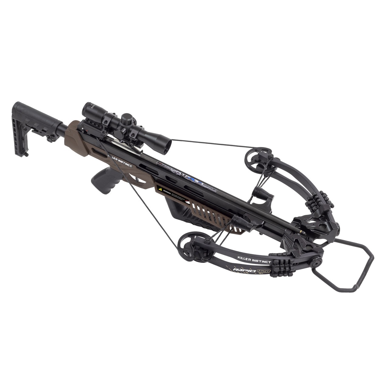 KILLER INSTINCT Rapid 420 Crossbow Package w/ 4x32 Scope, Cocker ...