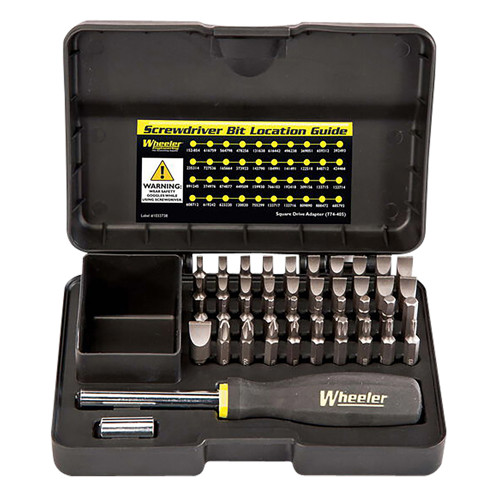 WHEELER Gunsmithing Screwdriver Set Black | KYGUNCO
