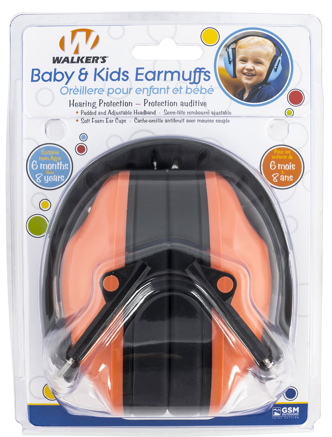 WALKERS Passive Ultra Compact Hearing Protection Coral | KYGUNCO