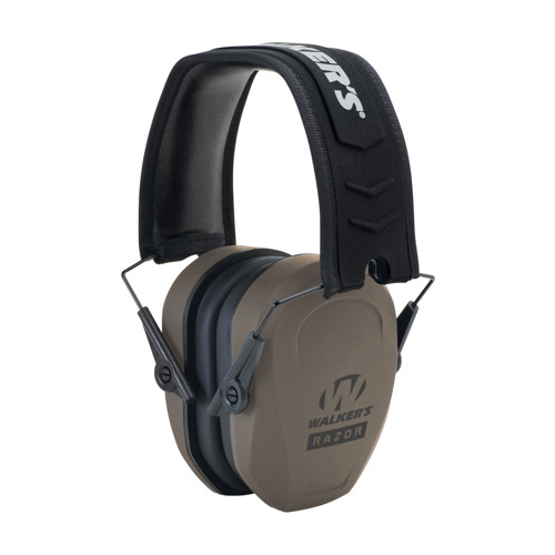 WALKER'S Razor Passive Ear Muffs Flat Dark Earth | KYGUNCO