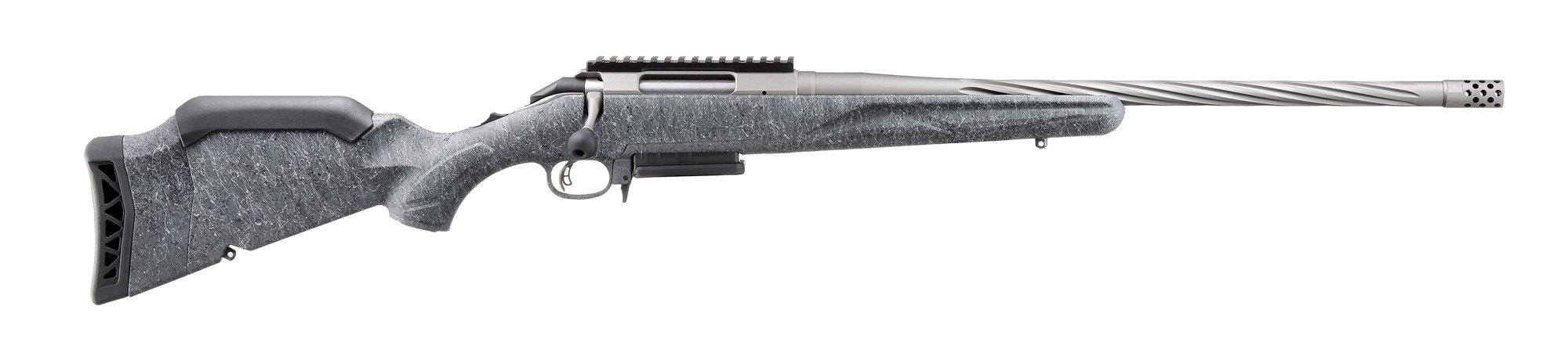 RUGER American Gen II 6.5 Creedmoor 20" 3rd Bolt Rifle w/ Spiral Fluted ...