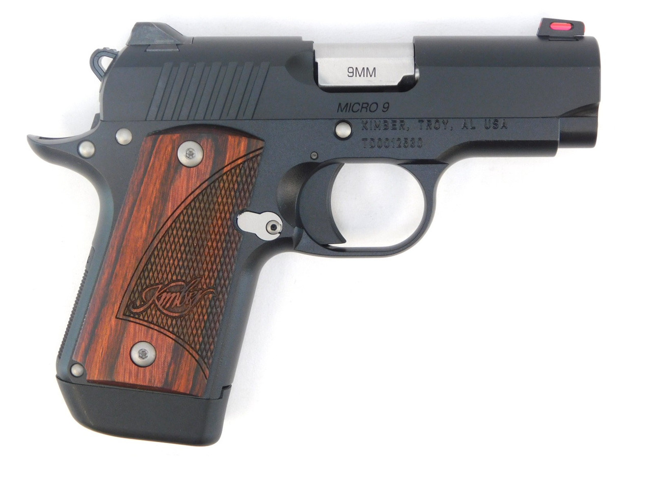 KIMBER Micro 9 RTC 9mm 3.15ʺ 7rd Pistol | KimPro II Black w/ Rosewood ...