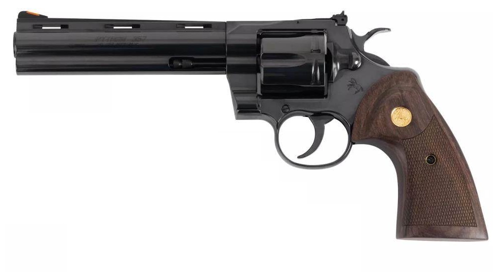 COLT Python 357 Mag / 38 Special 6" 6rd Revolver - Blued | Walnut | KYGUNCO