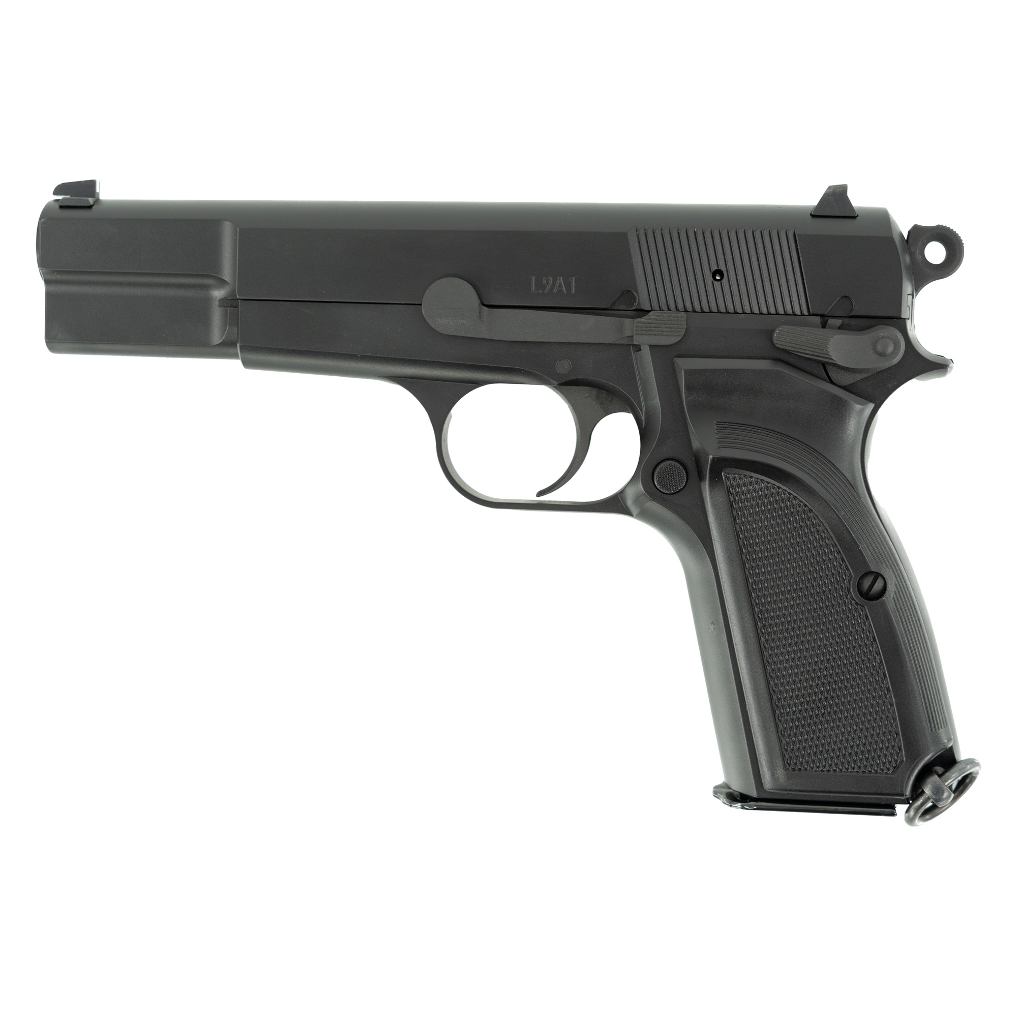 MILITARY ARMAMENT CORP INGLIS L9A1 9mm 4.7ʺ 15rd - Black | KYGUNCO