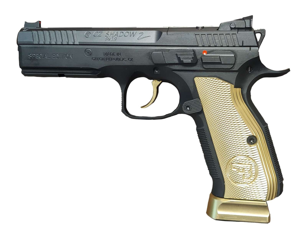 CZ-USA Shadow 2 9mm 4.89" 19rd - Black / Gold | KYGUNCO