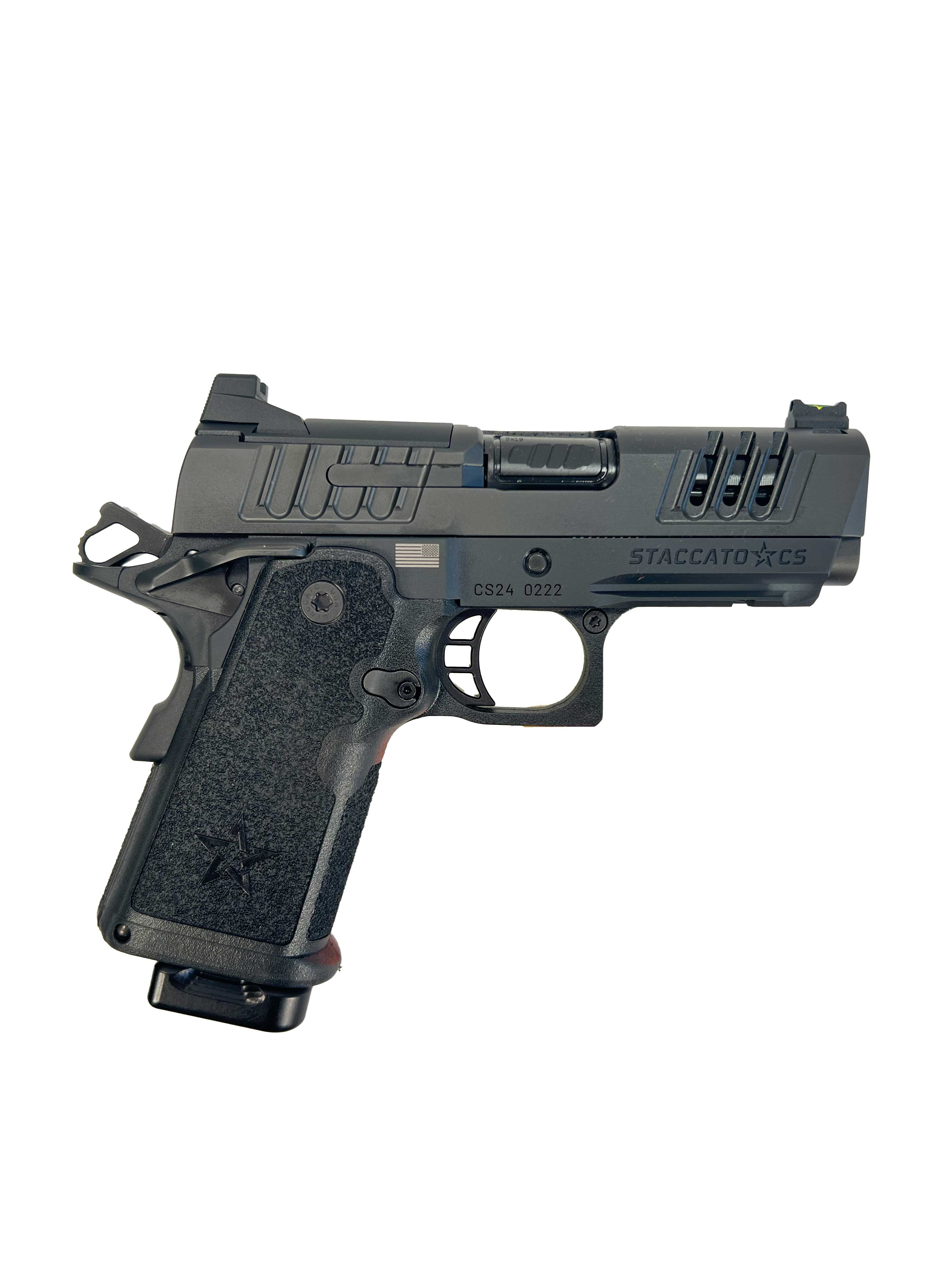 STACCATO CS 9mm 3.5" 16rd Optics Ready Pistol + Tactical DLC Barrel ...