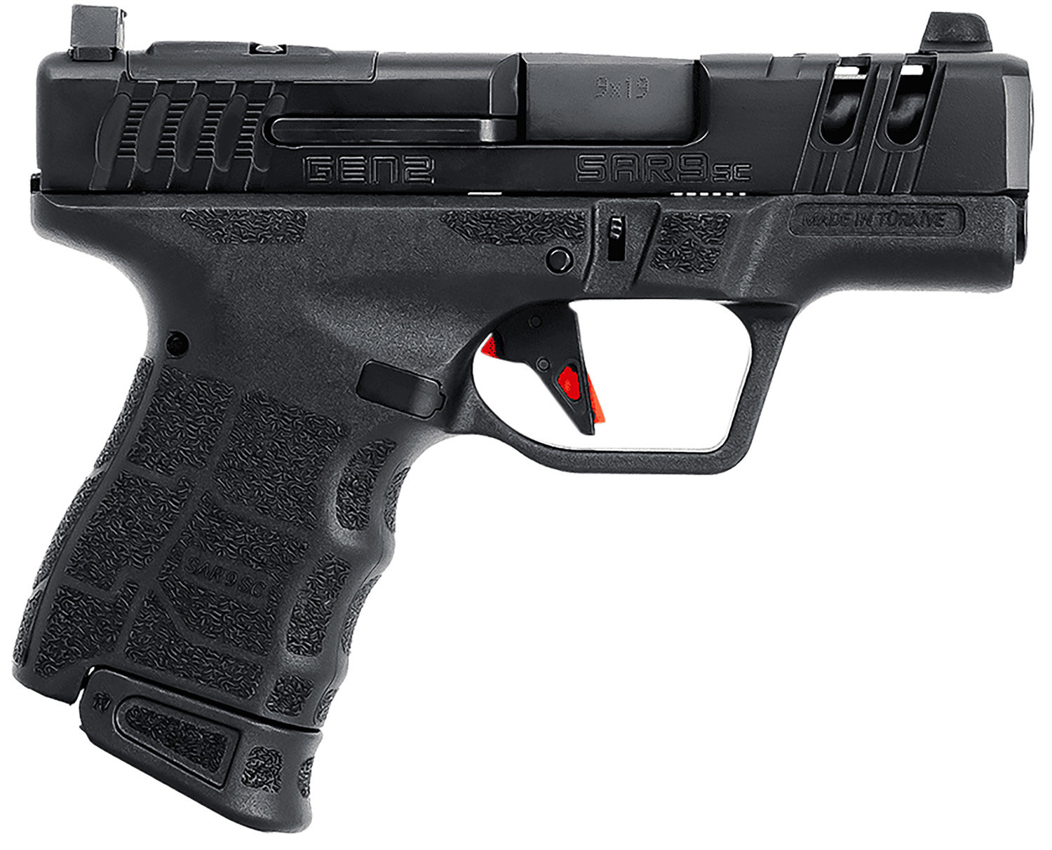 SAR USA SAR9 Subcompact Gen2 9mm 15rd - Black | KYGUNCO