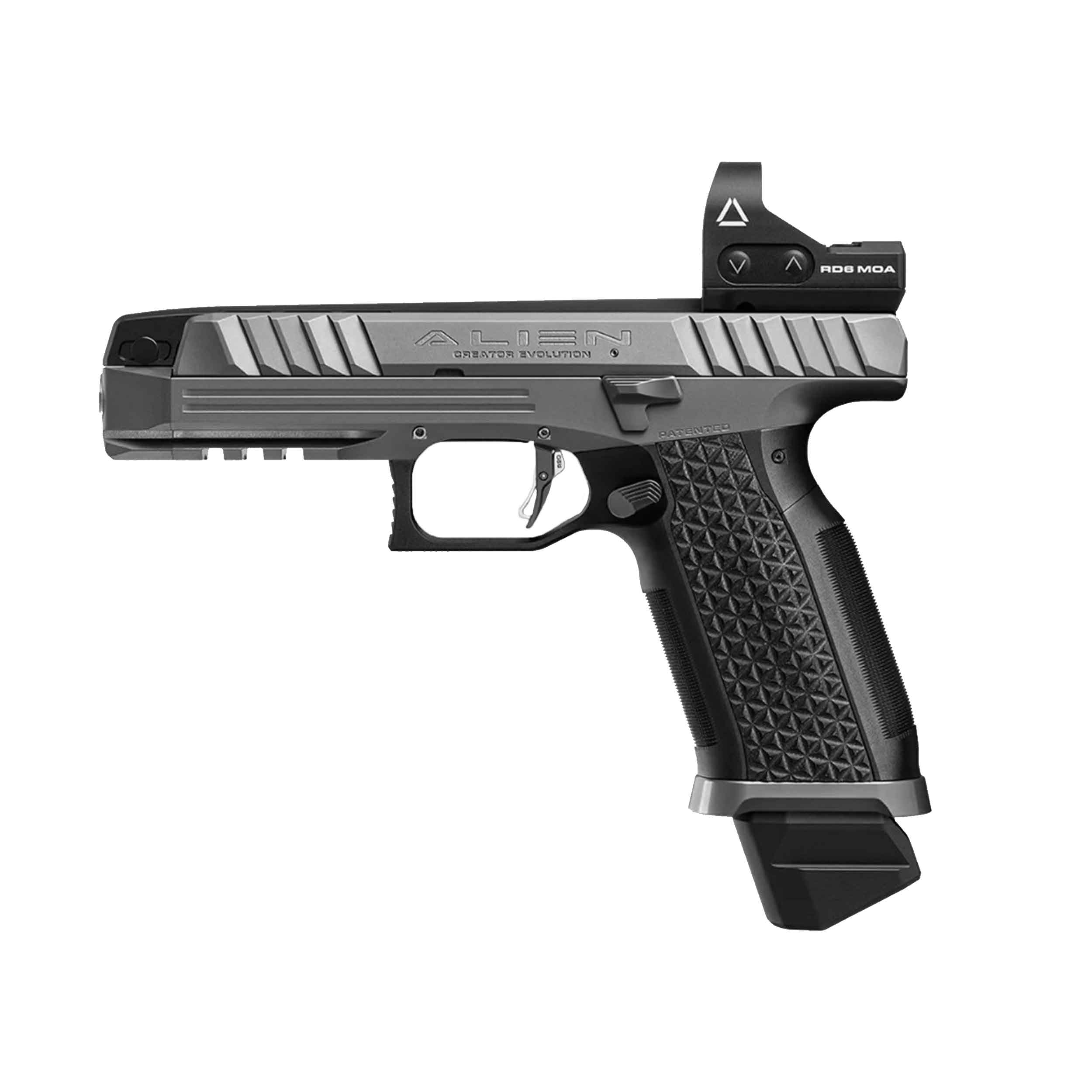 LAUGO ARMS Alien Creator Evolution 9mm 4.8" 17rd - Black / Gray | KYGUNCO