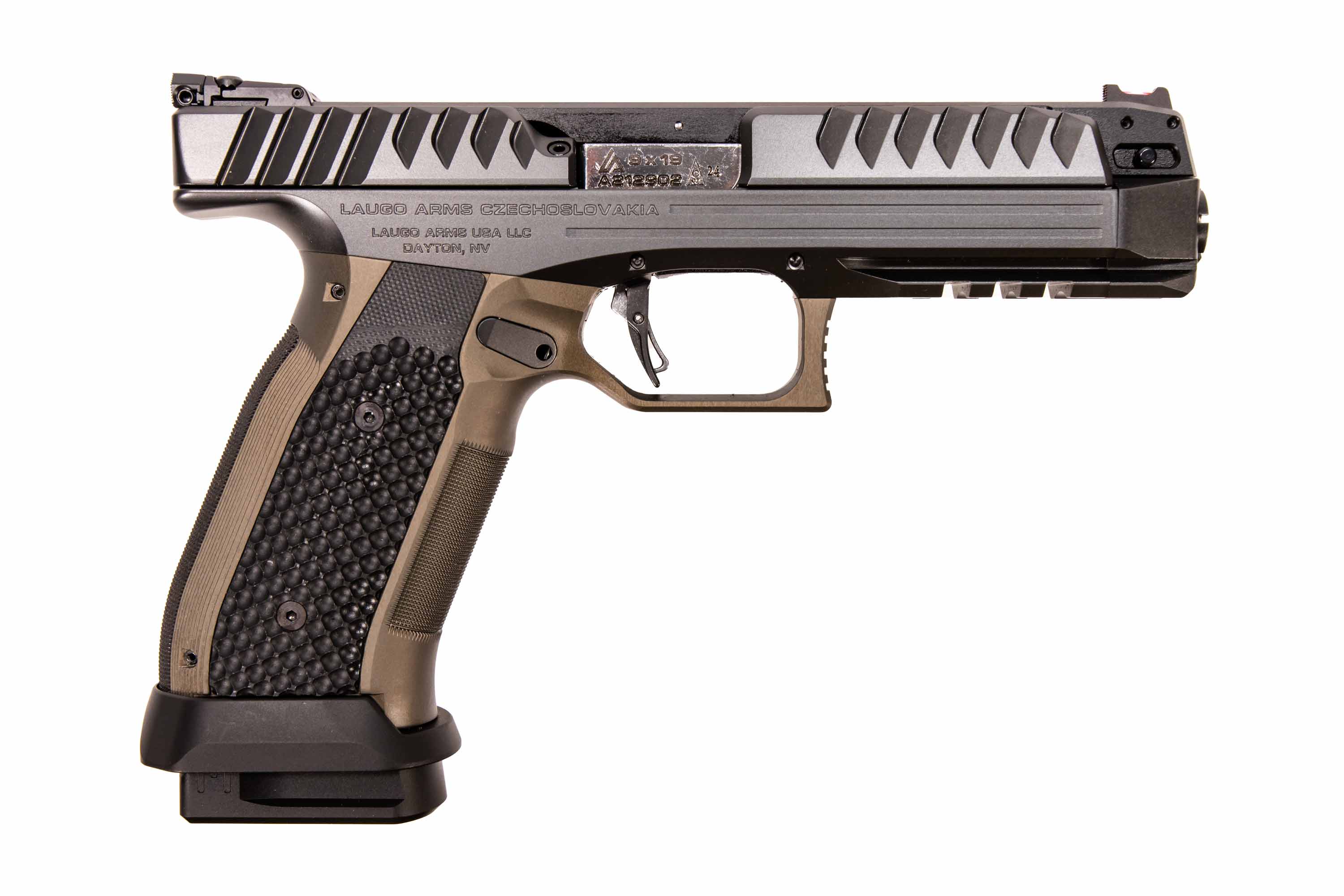LAUGO ARMS Alien 9mm 4.8" 17rd Pistol w/ Threaded Barrel - Two-Tone ...