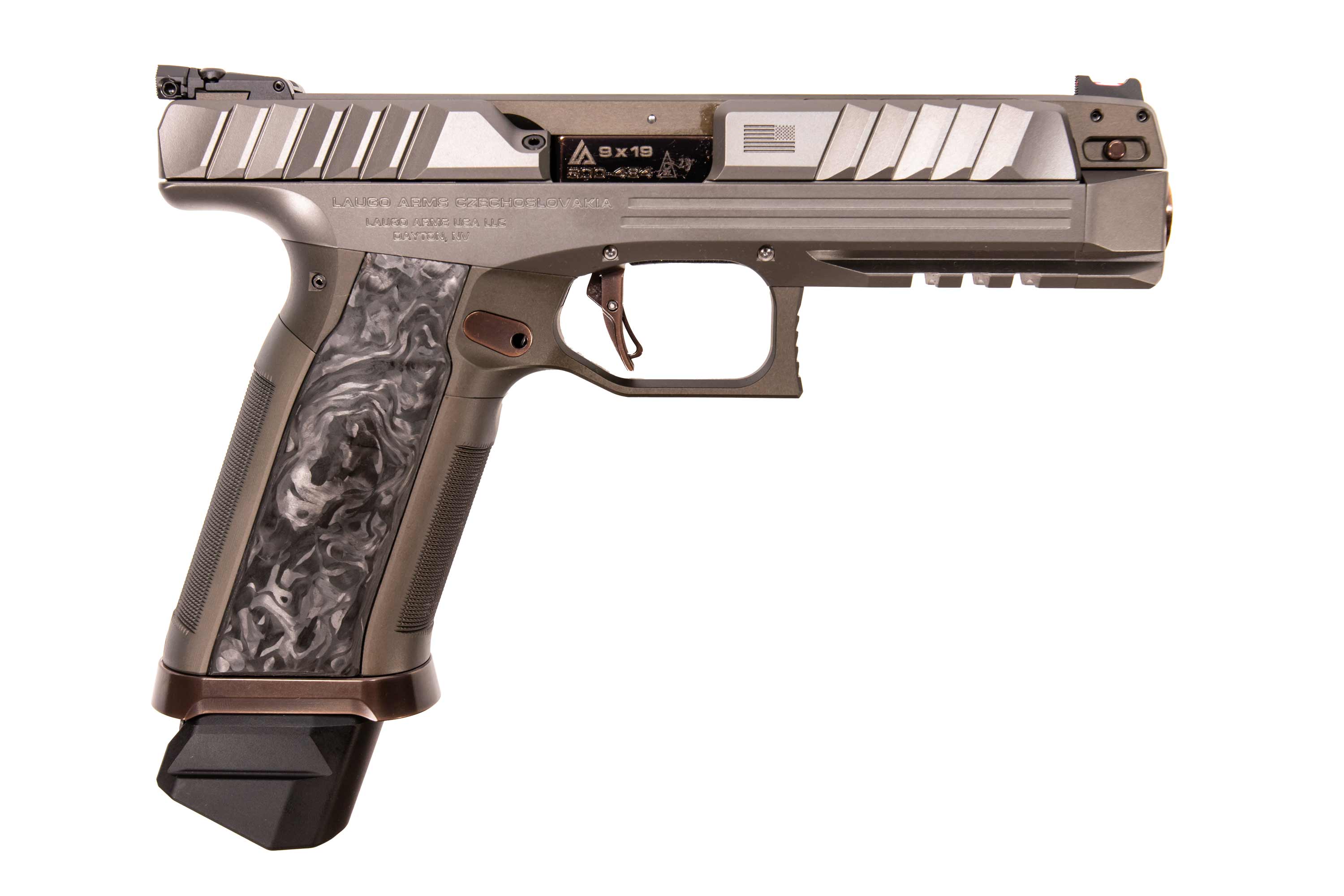 LAUGO ARMS Alien Creator USA 500 Limited Edition 9mm 4.8" 17rd Pistol ...