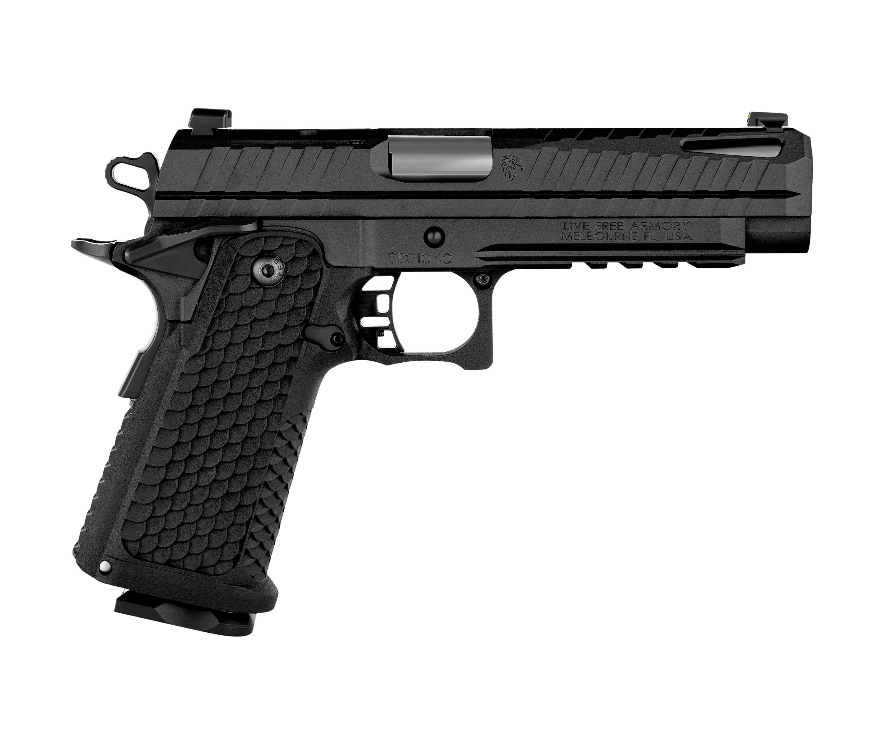 LIVE FREE ARMORY Apollo 11 Full Size 9mm 4.9" 17rd Optic Ready Pistol ...