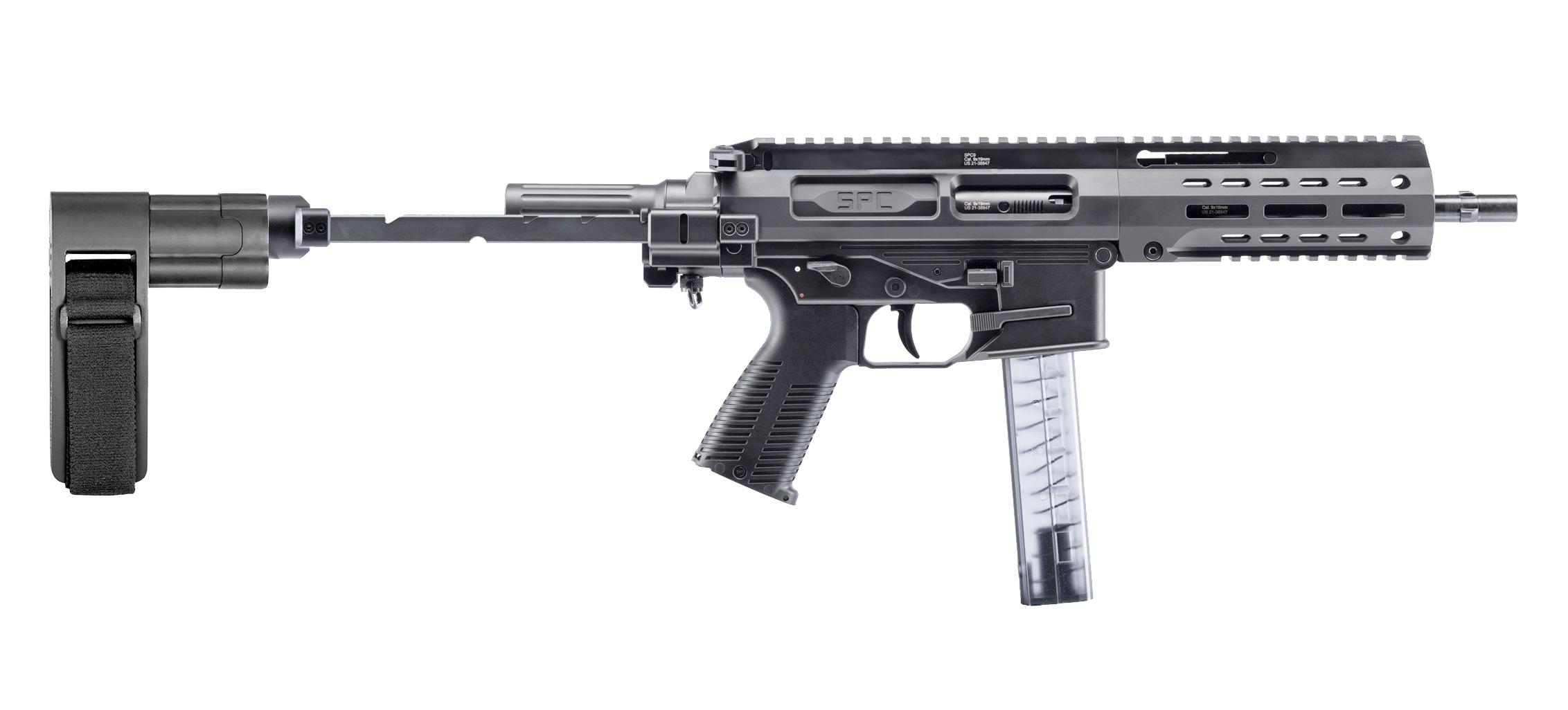 B&T USA SPC9 9mm 9.1" 30rd - Black | KYGUNCO