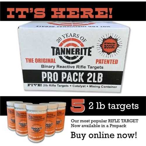 TANNERITE ProPack 2Lb Targets | Case of 5 | KYGUNCO