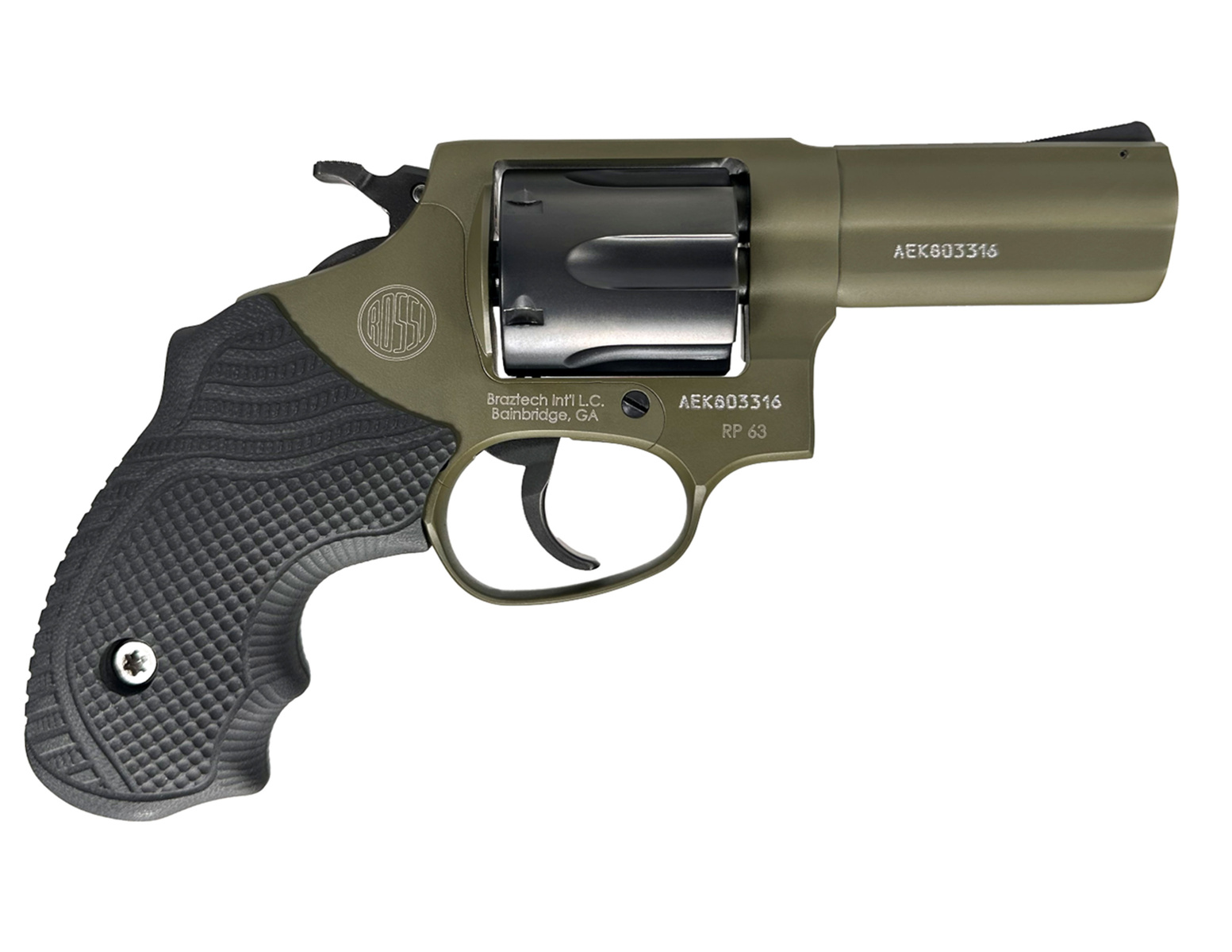 ROSSI RP63 357 Mag 3ʺ 6rd - Sniper Green | KYGUNCO