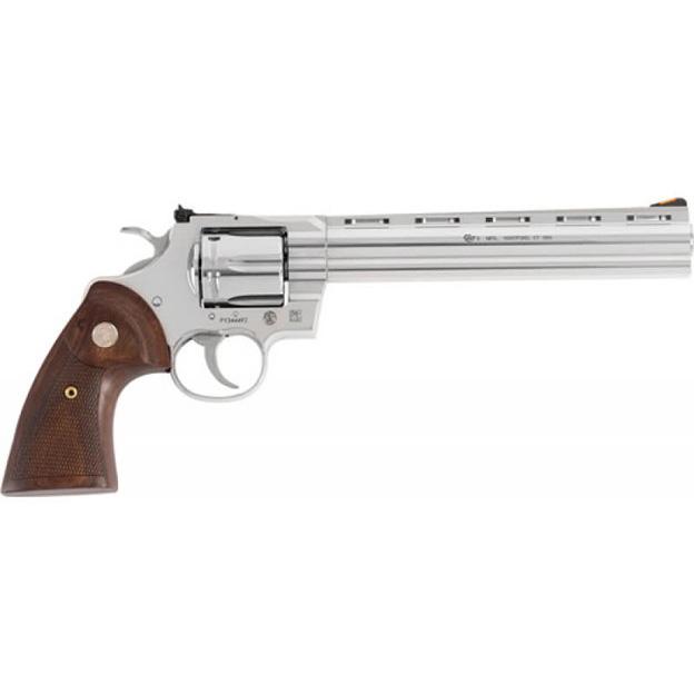 COLT Python 357 Mag / 38 Special 8ʺ 6rd Revolver | Stainless w/ Walnut ...