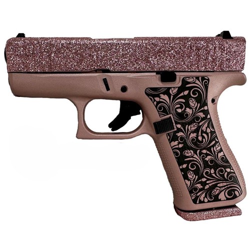 GLOCK G43X 9mm 3.4ʺ 10rd - Rose / Glitter | KYGUNCO