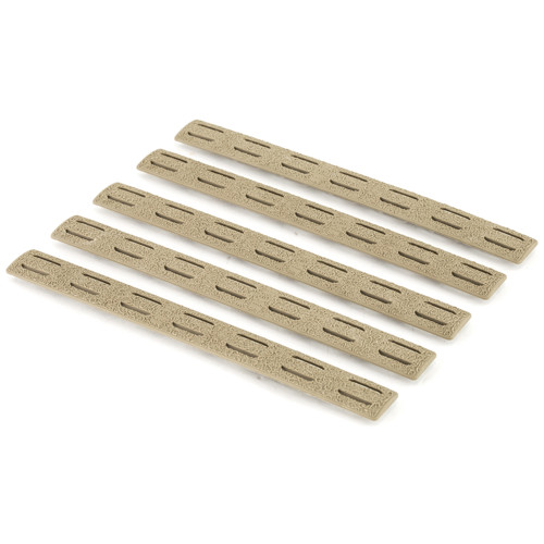 BRAVO COMPANY 5.5ʺ KeyMod Rail Panel Kit 5 Pack FDE | KYGUNCO