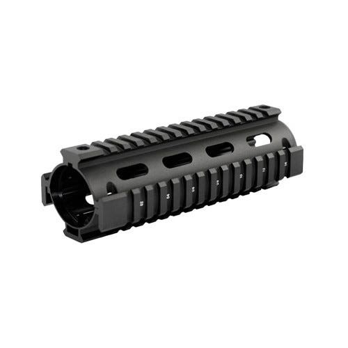 AIM SPORTS M4 Handguard 6 Carbine Aluminum Black Quad Rail | KYGUNCO