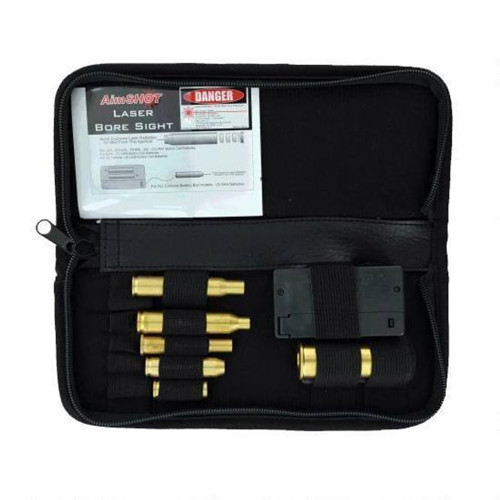 AIMSHOT Boresight Rifle Kit Laser Univ Rifle Caliber Brass | KYGUNCO